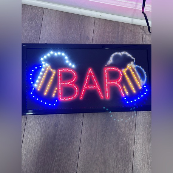 Wall Decor | Bar Frame Pic Black Red Small | Poshmark
